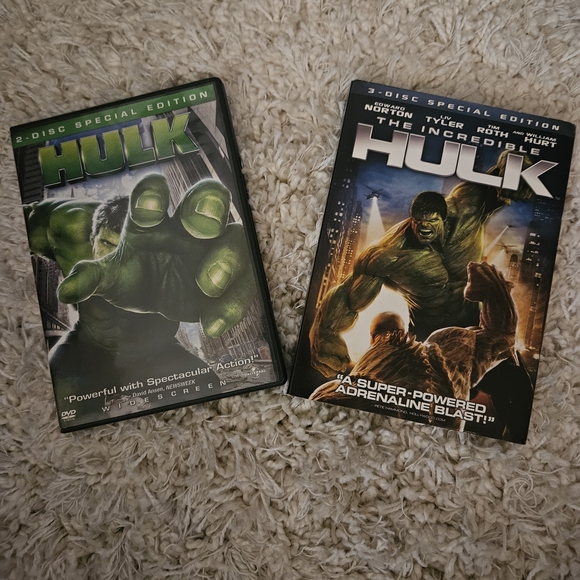 Marvel | Media | Marvel Hulk Dvd Set 2 Disc Special Edition | Poshmark